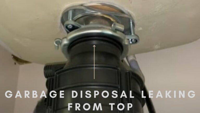 Garbage Disposal Leaking from Top | Causes and Troubleshooting